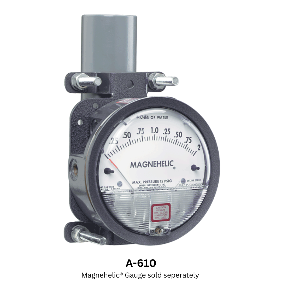 Dwyer Series 2000 Magnehelic® Gauge Pipe Mounting Kit A-610 – DG ...