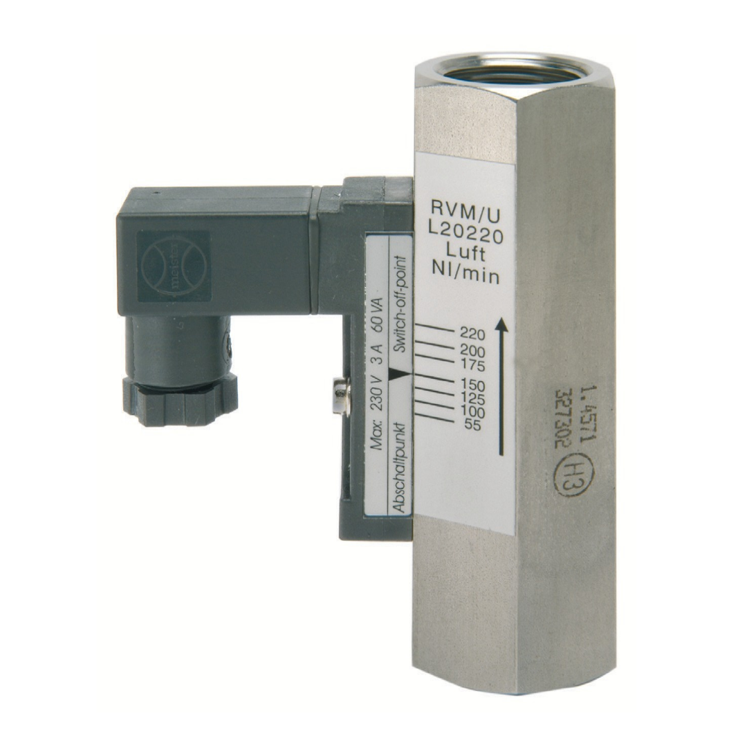 Meister Flow Switch Monitor for Air & Gases – RVM/U-L2 - Medium Range ...