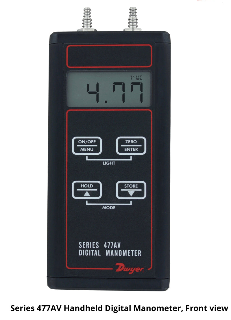 Dwyer Handheld Digital Manometer Series 477AV – DG Instruments Pty Ltd